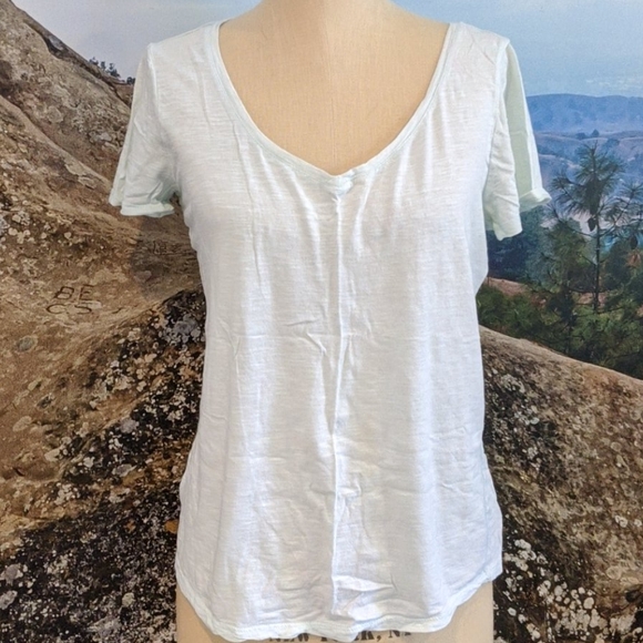 LOFT | Tops | Loft Cotton Vneck | Poshmark